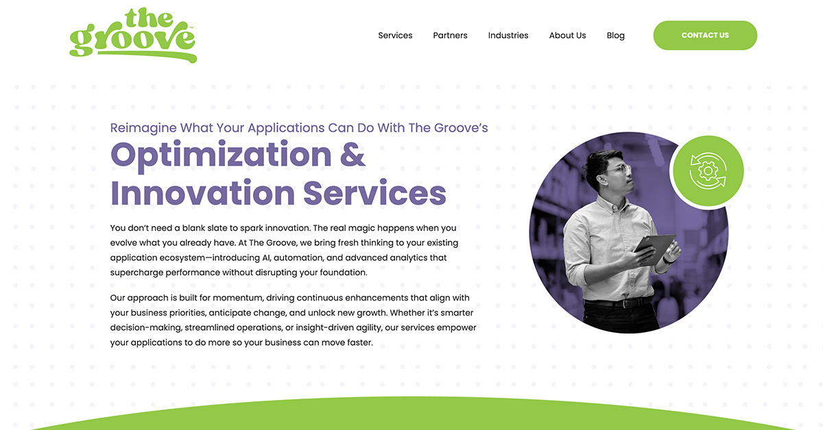 Application Optimization Services & Innovation | The Groove